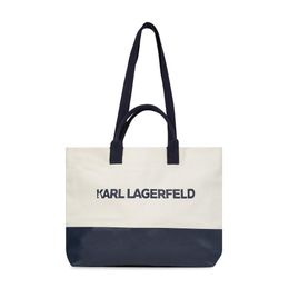Karl Lagerfeld Shopper Herren Gr&ouml;&szlig;e One Size beige / navy