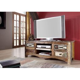 TV-Board Altholz 140x45x50 mehrfarbig lackiert NATURE OF SPIRIT #01