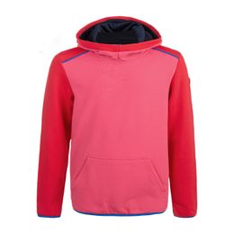 Sweatshirt ZIGZAG "FINK", Mädchen, Gr. 110, pink (rosa), 98% Polyester, 2% Elasthan, mehrfarbig, normal, hoch geschlossener Ausschnitt, Sweatshirts Sweatshirt, aus schnelltrocknenden Funktionsmaterialien