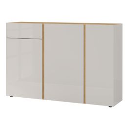 Tchibo - Sideboard &raquo;Mesa&laquo; - 152x43x103cm - braun - Holz / Glas