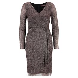 Vera Mont Kleid Damen Gr&ouml;&szlig;e 40 rosa / schwarzmeliert Winterkleid