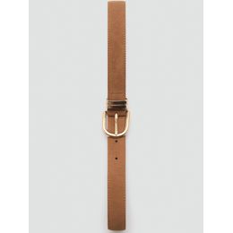 Mango Belt 'CORINA' female size 95 Caramel