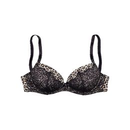 Lascana Push-up-Balconnet-BH Damen Gr&ouml;&szlig;e 85 beige / schwarz