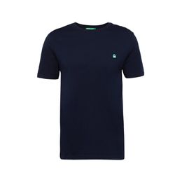 United Colors Of Benetton T-Shirt Herren Gr&ouml;&szlig;e M nachtblau / jade / wei&szlig;