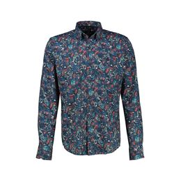 Lerros Button Up Shirt male Blue size 5XL