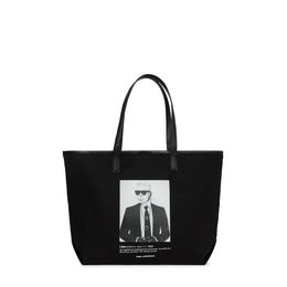 K by KARL LAGERFELD Karl Lagerfeld Shopper Herren Gr&ouml;&szlig;e One Size grau / schwarz