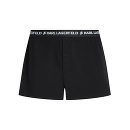 K by KARL LAGERFELD Karl Lagerfeld Boxershorts Herren Gr&ouml;&szlig;e S schwarz / naturwei&szlig;