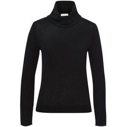 include - Pullover mit lockerem Rollkragen, schwarz, Gr. 46 / L - Kaschmir