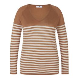 Anna Aura - V-Pullover, braun, Gr. 44 / L