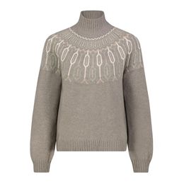 Sublevel Pullover Damen Gr&ouml;&szlig;e S creme / grau