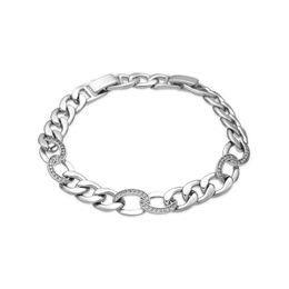 Luxenter Armband 'Dunko' Damen Gr&ouml;&szlig;e 16 cm silber