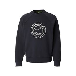 BOSS Sweatshirt 'SW_Join Salbo' Herren Gr&ouml;&szlig;e M marine / wei&szlig;