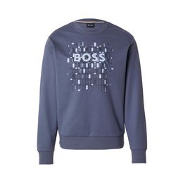 BOSS Sweatshirt 'C-Soleri 250' Herren Gr&ouml;&szlig;e 5XL marine / hellblau / schwarz