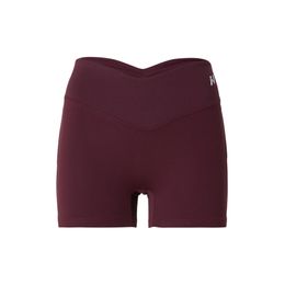 NEBBIA Sportshorts Damen Gr&ouml;&szlig;e XS weinrot / wei&szlig;