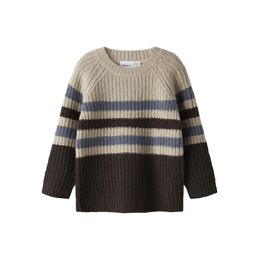 name it Pullover Jungen Gr&ouml;&szlig;e 122/128 beige / opal / dunkelbraun