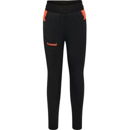 Hummel Sporthose 'BLAZE PRO' Jungen Gr&ouml;&szlig;e 116 orange / schwarz