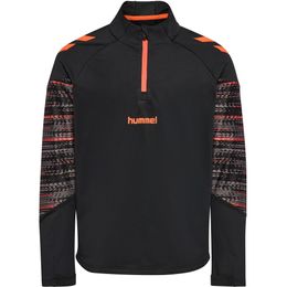 Hummel Sportsweatshirt 'BLAZE PRO' Jungen Gr&ouml;&szlig;e 128 grau / orange / schwarz