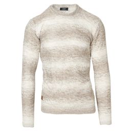 Koroshi Pullover Herren Gr&ouml;&szlig;e L beige / dunkelbeige