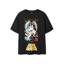 Two Soon T-Shirt 'Star Wars' Herren Gr&ouml;&szlig;e L blau / hellblau / orange / schwarz