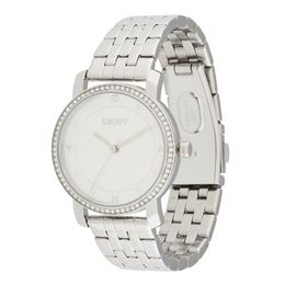 DKNY Uhr Damen Gr&ouml;&szlig;e One Size silber / transparent / wei&szlig;