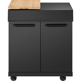 Enders Modul Uniq 4 Outdoork&uuml;chenmodul mit Bambusarbeitsplatte und Gasflaschenhalterung 77 &times; 58 &times; 92,5 cm - Campingk&uuml;chen