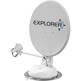 Maxview Explorer 85 cm Single Satellitenanlage in weiß - Camping-Sat-Anlagen