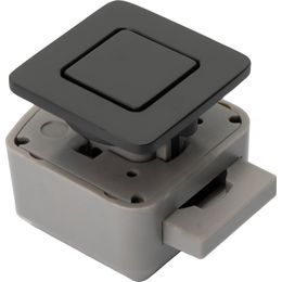 Confurn R-EVOLUTION Push Lock Schlie&szlig;system eckig schwarz - Vorh&auml;ngeschl&ouml;sser & Verriegelungen