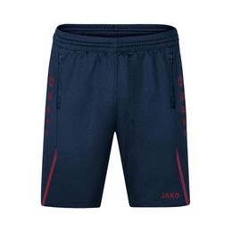 Jako Sportshorts 'Challenge' Jungen Größe 128 dunkelblau / rubinrot