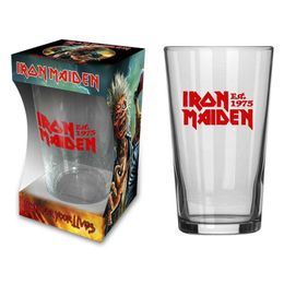 Iron Maiden Est. 1975 Bierglas klar BG149