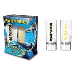 Iron Maiden Fear Of The Dark Schnapsglas-Set klar SG030