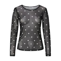 Pieces Shirt 'PCDORTHEA MESH' Damen Gr&ouml;&szlig;e S schwarz