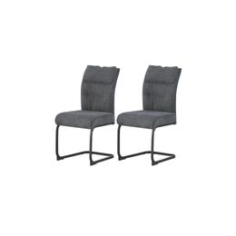 M&ouml;bel Kraft Schwingstuhl 2er-Set grau Ma&szlig;e (cm): B: 47 H: 94 &raquo; M&ouml;bel Kraft