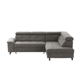 M&ouml;bel Kraft Ecksofa Frieda grau Ma&szlig;e (cm): B: 271 H: 87 T: 207.0 &raquo; M&ouml;bel Kraft