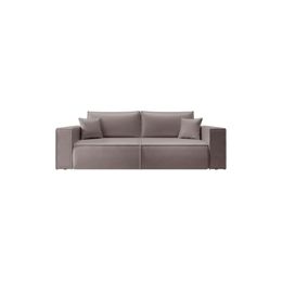 Selsey Schlafsofa Farese Cuero beige Ma&szlig;e (cm): B: 257 H: 86 &raquo; M&ouml;bel Kraft