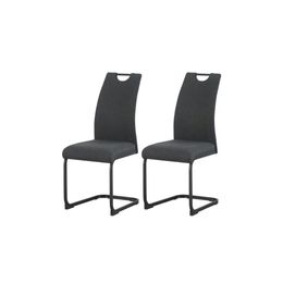 M&ouml;bel Kraft Schwingstuhl 2er-Set grau Ma&szlig;e (cm): B: 43 H: 98 &raquo; M&ouml;bel Kraft