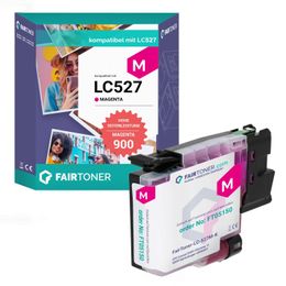 FairToner Kompatibel f&uuml;r Brother MFC-J 4350 DW (LC-527M) Druckerpatrone Magenta