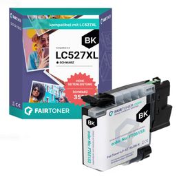 FairToner Kompatibel f&uuml;r Brother MFC-J 4350 DW (LC-527XLBK) Druckerpatrone Schwarz