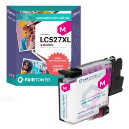 FairToner Kompatibel f&uuml;r Brother MFC-J 4350 DW (LC-527XLM) Druckerpatrone Magenta
