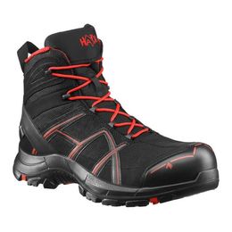 HAIX Stiefel BLACK EAGLE 40.1, MID, S3, schwarz-rot, Gr. 8 (42) (610018.8.0)