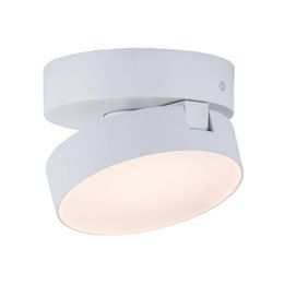 Lutec LED-Deckenspot Stanos, CCT, einflammig, weiß