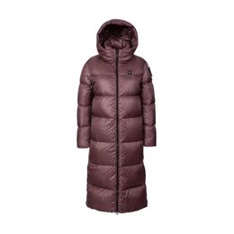 Blauer Mantel 'Celia' Damen Gr&ouml;&szlig;e XXL bordeaux / schwarz Wintermantel