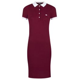 Jimmy Sanders Kleid Damen Gr&ouml;&szlig;e 40 bordeaux / wei&szlig; Sommerkleid