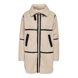 Jacqueline de Yong JDY Teddyjacke "Frosty Teddy Long Jacket" in Beige - 29% | Gr&ouml;&szlig;e XL | Damenjacken