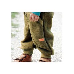 LiVi Woll-Streetjogger "Streetstyle khaki" in Khaki - 10% | Größe 80/86 | Babyhosen