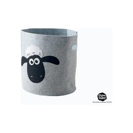 Fackelmann Aufbewahrungskorb "Shaun" in Grau - (H)46 x Ø 43 cm - 10% | Kisten-koerbe