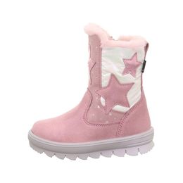 Superfit Leder-Winterstiefel "Flavia" in Rosa - 51% | Gr&ouml;&szlig;e 33 | Kinderstiefel