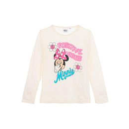 Disney Minnie Mouse Longsleeve "Minnie" in Creme - 50% | Gr&ouml;&szlig;e 116 | Kinder-longsleeves