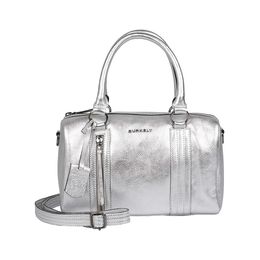 Burkely Leder-Henkeltasche "Rock Ruby" in Silber - (B)28 x (H)17 x (T)12 cm - 54% | Damen-taschen