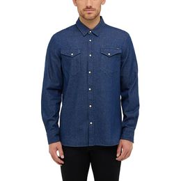 Mustang Jeanshemd in Dunkelblau - 48% | Gr&ouml;&szlig;e S | Herren-plussize