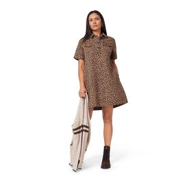Scotch & Soda Scotch & Soda Kleid in Camel/ Schwarz - 69% | Gr&ouml;&szlig;e M | Damen-kleider